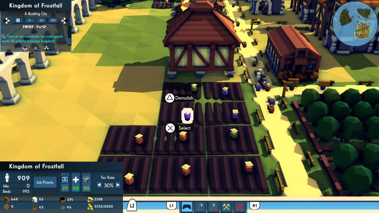 Kingdoms and Castles Review PS5 | City-Building Sim