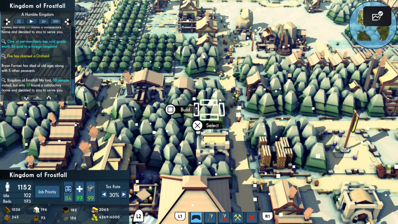 Kingdoms and Castles Review PS5 | City-Building Sim